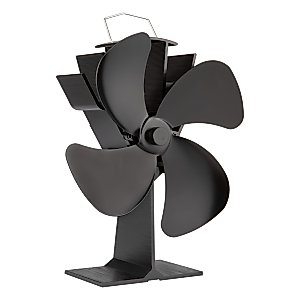 Home-Complete Stove Fan- Heat Powered Fan for Wood Burning Stoves or Fireplaces-Quiet and Low Maintenance, Disperses Warm Air Through House