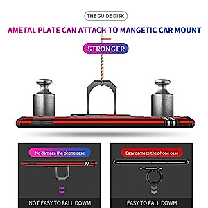 LeYi for iPad 9th Generation Case for Boys Kids, iPad 8th/ 7th Generation Case with Magnetic Stand, iPad 10.2 Case Military-Grade Shockproof Kickstand Protective Cover for Apple iPad 10.2 Inch, Red
