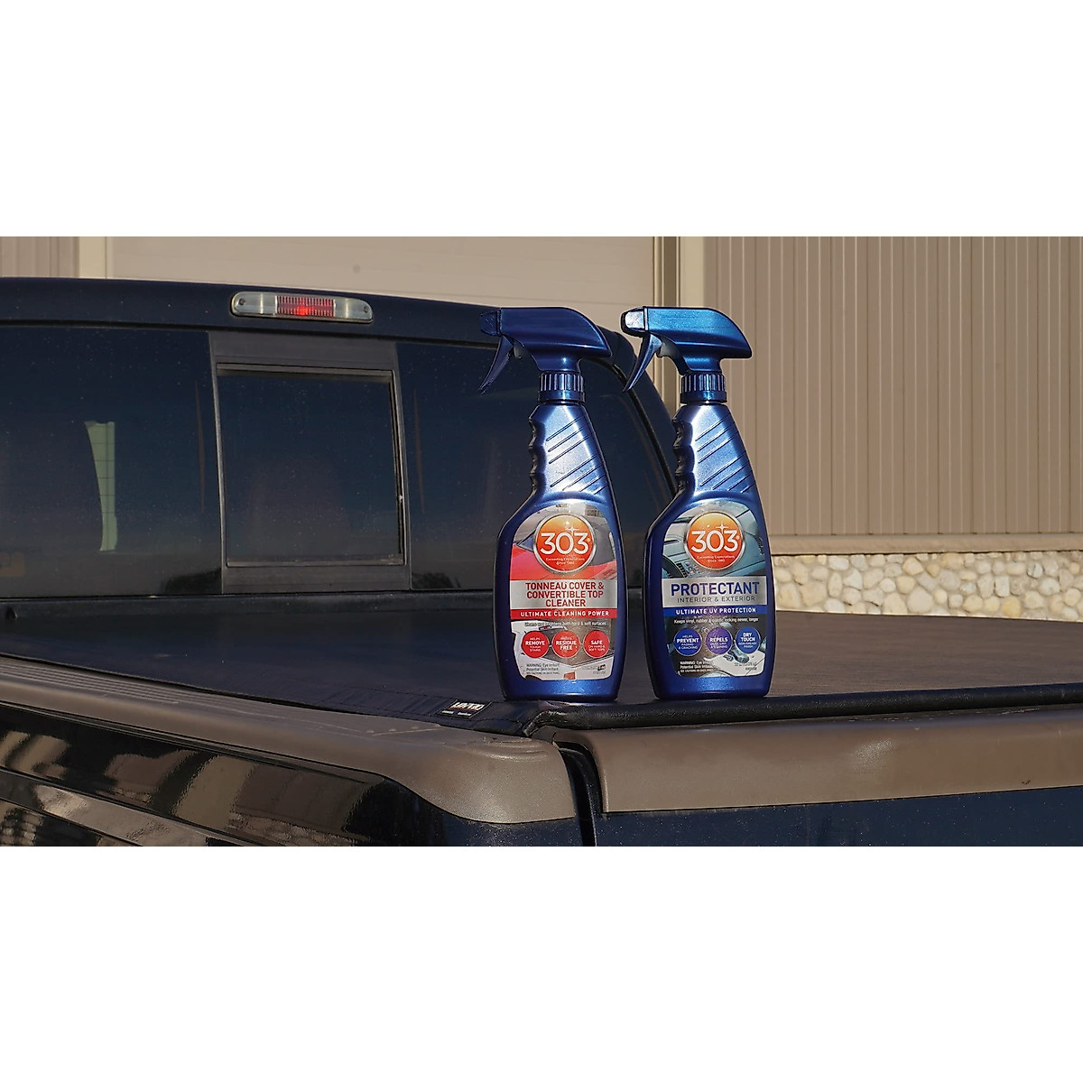 303 Convertible Vinyl Top Cleaning and Care Kit - Cleans And Protects Vinyl Tops - Includes 303 Tonneau Cover And Convertible Top Cleaner 16 fl. oz. + 303 Automotive Protectant 16 fl. oz., (30510)