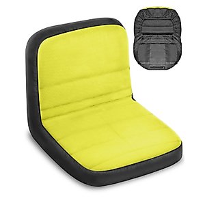 PACETAP Riding Lawn Mower Seat Cover, Durable Polyester Oxford Waterproof Seat Cover Compatible with John Deere, for Craftsman, for Cub Cadet, for Kubota,Universal Lawn Mower Seat Cover(Yellow,Medium)
