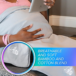 DefenderShield EMF Radiation Protection Blanket (Medium 75" L x 53" W)