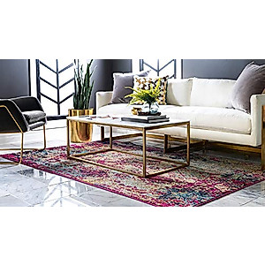 Rugs.com El Paso Collection Rug – 9'x12' Multi Medium Rug Perfect for Living Rooms,Large Dining Rooms,Open Floorplans,Multicolor