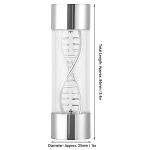 Water Cooling Meter Indicator G1/4 Female Threaded Water Cooling System Replacement for PC Computer(Silver)