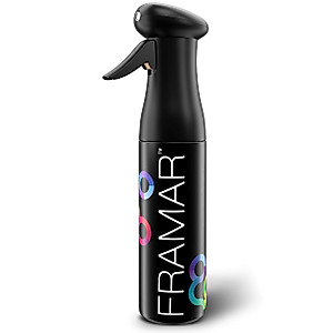 FRAMAR Premium Hair Spray Bottle – Spray Bottle For Hair, Fine Mist Spray Bottle, Mister Spray Bottle, Hairstylist Must Haves, That Girl Aesthetic, Water Spray Bottle – Continuous Spray Bottle