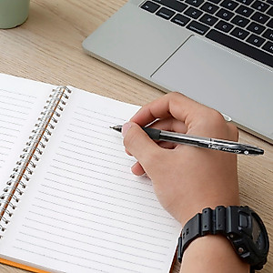 BIC VLGBP41-Blu Velocity Bold Retractable Ball Pen, Bold Point (1.6mm), Blue, 4-Count