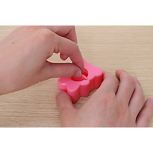 Torune Assist Animal Friends Bento Lunch Sandwich Bread Mold Cutters and Stamps Set of 4 Animals (Bear Squall Whale Seal) Japan Import