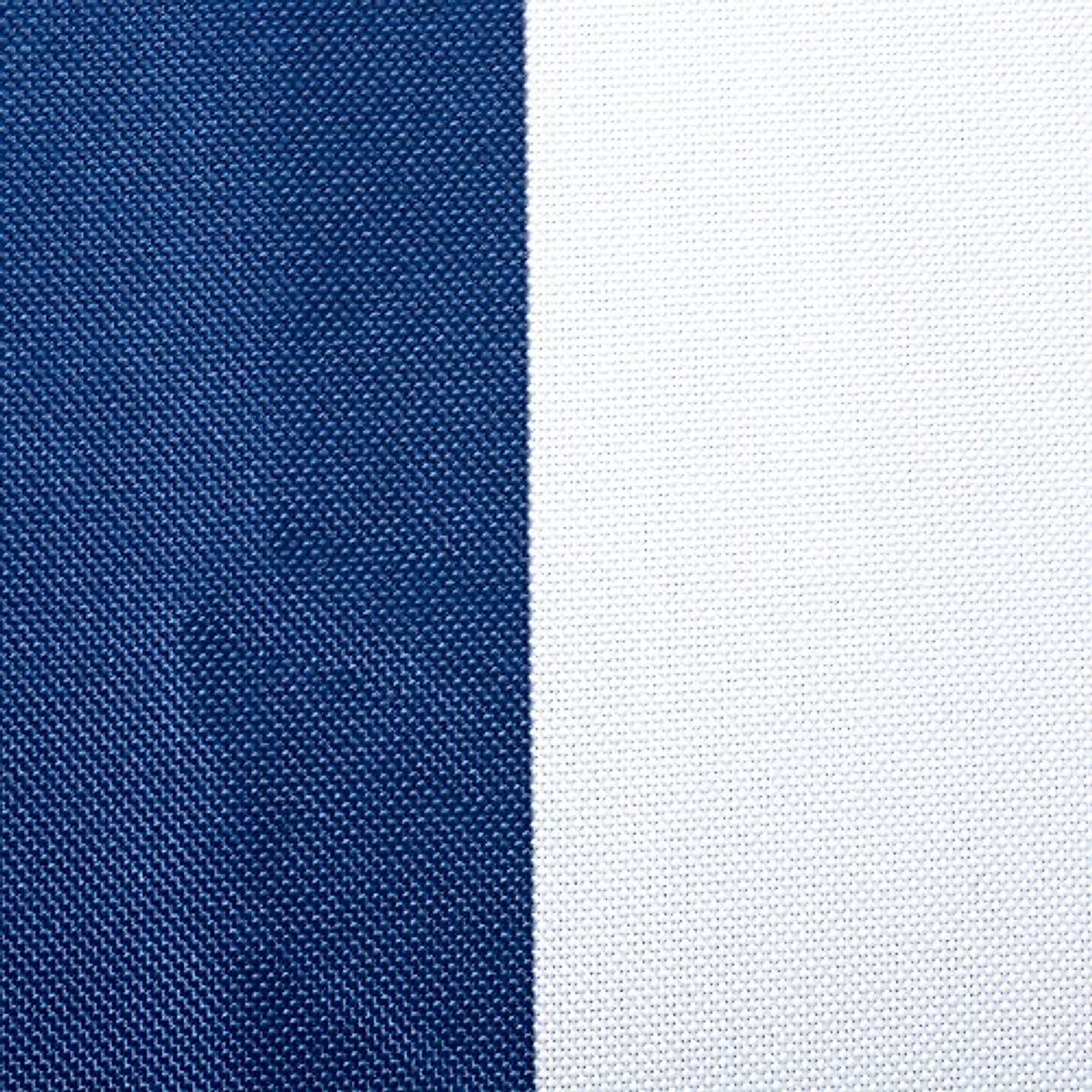 DII Cabana Stripe Outdoor Tabletop Collection, Stain/Wrinkle Resistant & Waterproof, 60x120 Rectangle Zipper Tablecloth, Nautical Blue