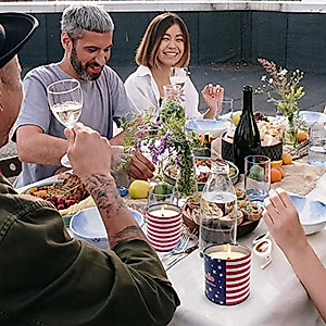 2 Pack Citronella Candles Outdoor and Indoor, 16Oz Natural Soy Wax Jar Candles with Citronella Oil for Patio Yard Deck Home, Summer Gift for Family Friends and Colleagues