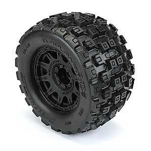 Pro-line Racing 1/8 Badlands MX38 F/R 3.8" MT Tires Mounted 17mm Blk Raid 2 PRO1012710