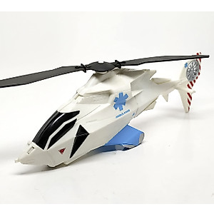 Majorette Helicopter Ambulance White Plastic Model Size 8 inches no Package