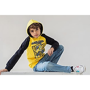 Transformers Bumblebee Little Boys Pullover Hangdown Hoodie Yellow 6