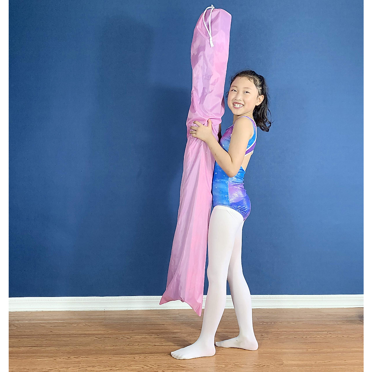 FC FUNCHEER Foldable Gymnastics Beam for Kids,6FT/9FT Floor Balance Beam,Non-Slip Base,Faux Suede Cover with Carrying Bag and Handles