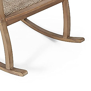 Christopher Knight Home 315648 Welby Rocking Chair, Multi Light Brown + Light Brown