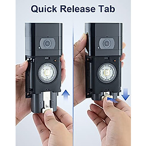 2 Pack Batteries and Charging Station Compatible with Ring, Charger Station for Video Doorbell 2/3/4 Battery, Video Doorbell 3 Plus Battery, Spotlight Cam Battery（Not for Stick Up Cam）