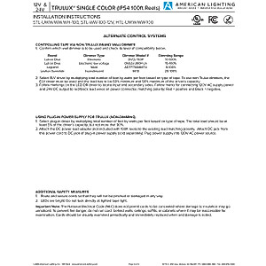 TRULUX STL-WW-100-MASTER STL-WW-100 IP54 Standard Grade LED Tape Light Reel, Reel-100ft, Warm White 3000K