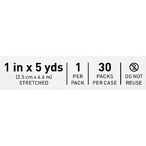 McKesson Cohesive Bandage, Non-Sterile, Self-Adherent Closure, Multi-Color, 1 in x 5 yds, 1 Count, 30 Packs, 30 Total