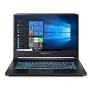 Acer Predator Triton 500 15.6” FHD 144Hz Gaming Laptop, Core i7-9750H, RGB Backlit Keyboard, HD SHDR Webcam, Thunderbolt 3, HDMI, NVIDIA GeForce RTX 2060, Win 10, Black (32GB RAM | 1TB PCIe SSD)