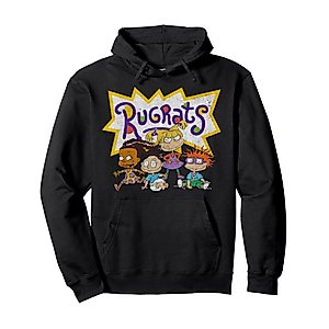 Nickelodeon Rugrats Vintage Group Shot Logo Pullover Hoodie