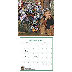 Impressionist Blooms 2021 Wall Calendar