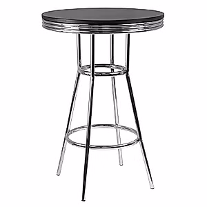 Winsome Wood Summit Dining, Black, Pub Table