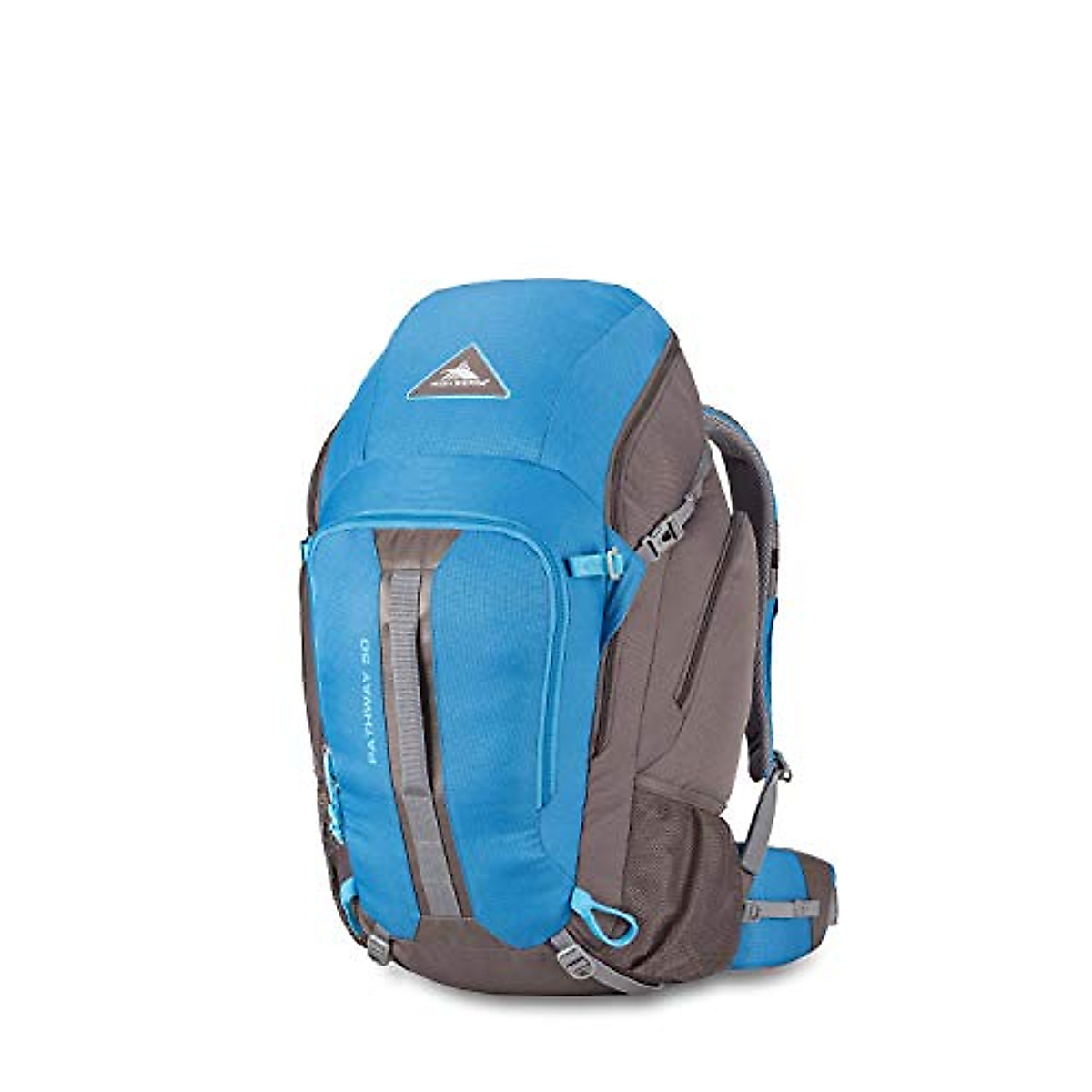 High Sierra Pathway Internal Frame Hiking Backpack, Mineral/Slate/Glacier, 50L