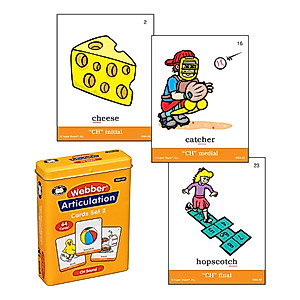 Super Duper Publications | Articulation CH Sound Fun Deck | Vocabulary and Language Development Flash Cards | Educational Learning Materials for Children