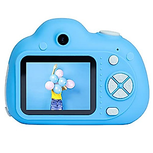 LINXHE Kids Digital Camera for Boys & Girls - 2.0 Inch Selfie Camera for Kids, 1080P FHD Rechargeable Children Video Camera for Christmas New Year Gift (Color : Blue)