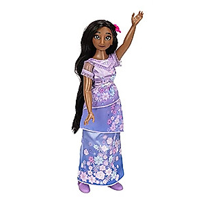 Disney Encanto Isabela Fashion Doll with Dress, Shoes & Hair Pin