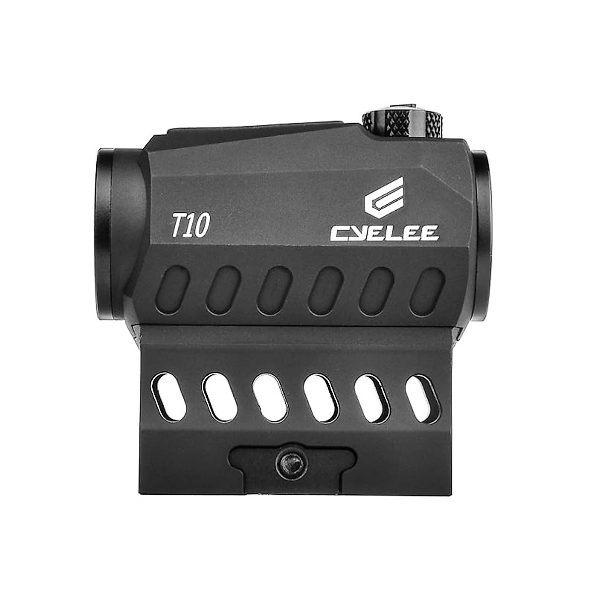 Cyelee T10 Red Dot Sight 1x20mm 2MOA Shake Awake Rifle Scope with Absolute Co Witness Riser