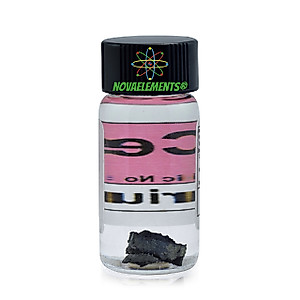 Cerium Metal Element 58 Sample Ce, Pure 1 gram 99,99% Inside Labeled Glass Vial