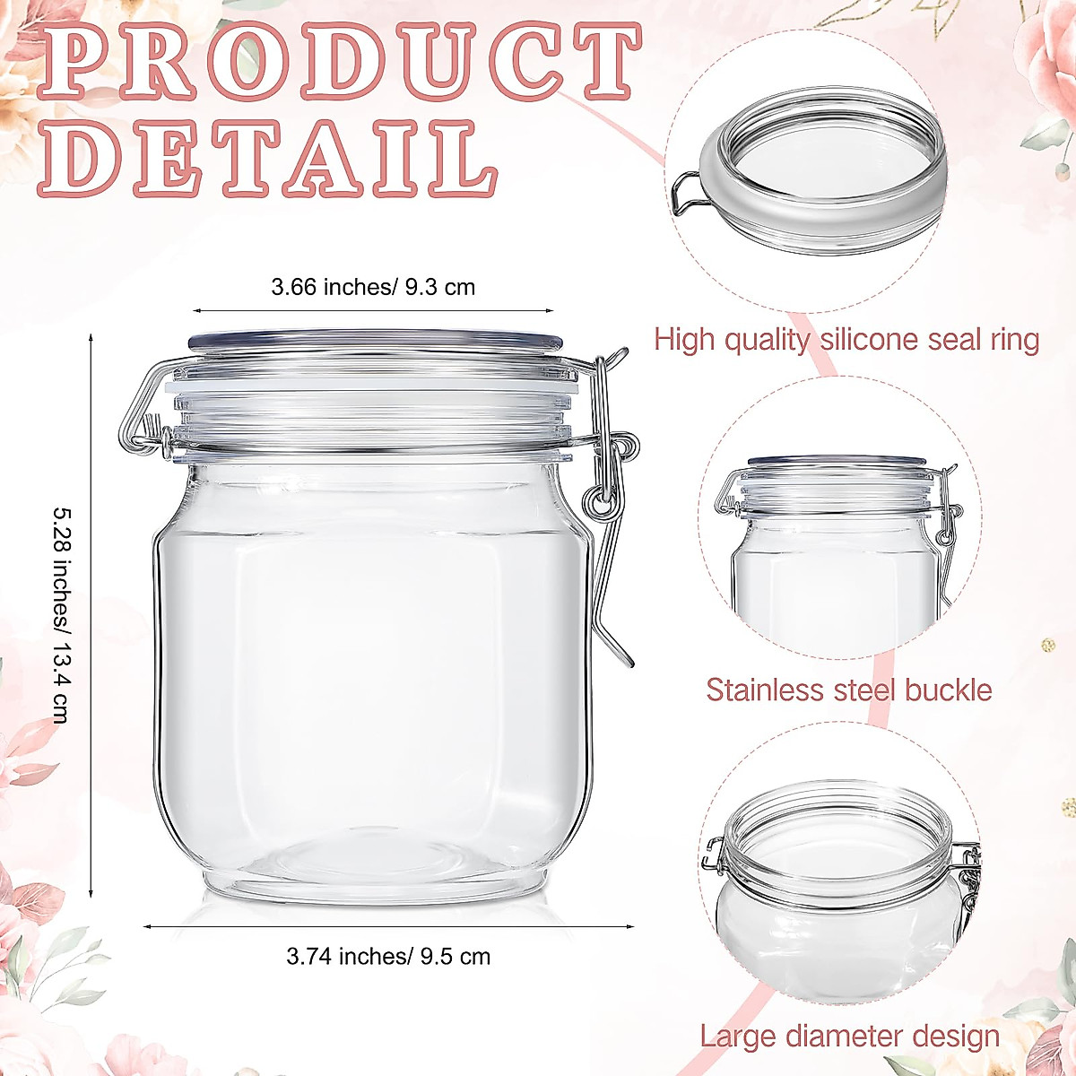 Sintuff 114 Pieces Floral Theme Bridal Shower Party Decor for Guest Include Advice and Wishes for The Mr and Mrs Wedding Advice Sign with Holder 100 Advice and Wishes Cards 12 Pens 1 Pet Jar