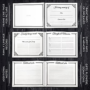 in Loving Memory Funeral Guest Book,Design Funeral Guestbook with Pen, Memorial Service Guest Book, Memorial Guest Book, Memorial Book, Funeral Book, Signature Book, Funeral Book Guest… (FGB001)