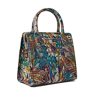 BRAHMIN Melbourne Small Caroline Satchel Flourish One Size