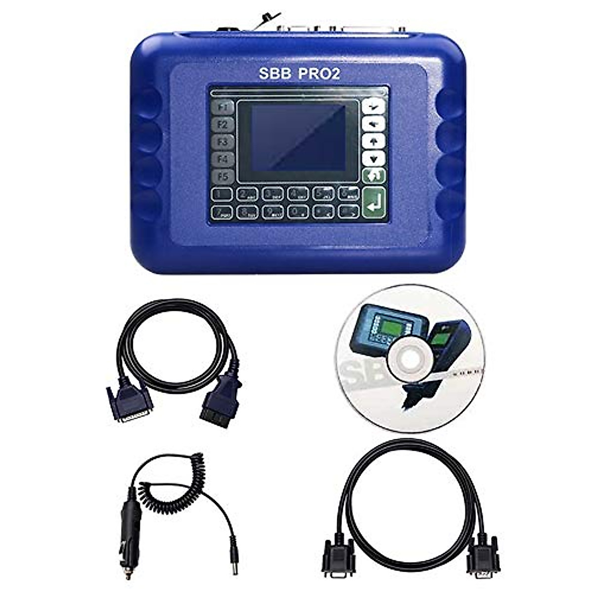 Sbb Pro2 V48.99 Key Programmer Supports G Chip Without Token Limit Multi-Language Car Key Programmer with CD Scanner