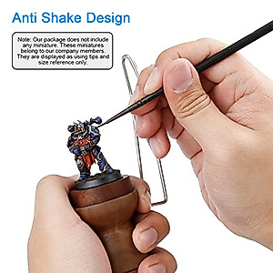 Jucoci Painting Handle for Miniautres Paint Handle Compatible with DND Miniatures, Scale Model, Fantasy Figurines