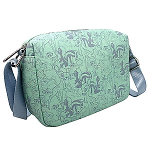 Buckle Down Disney Bag, Crossbody, Bambi Thumper and Flower, Vegan Leather