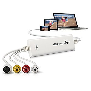Elgato Video Capture – USB 2.0 Capture Card Device, Easy to Use, Convert Analog to Digital, with VHS VCR TV to DVD Adapter, for Mac, Windows or iPad