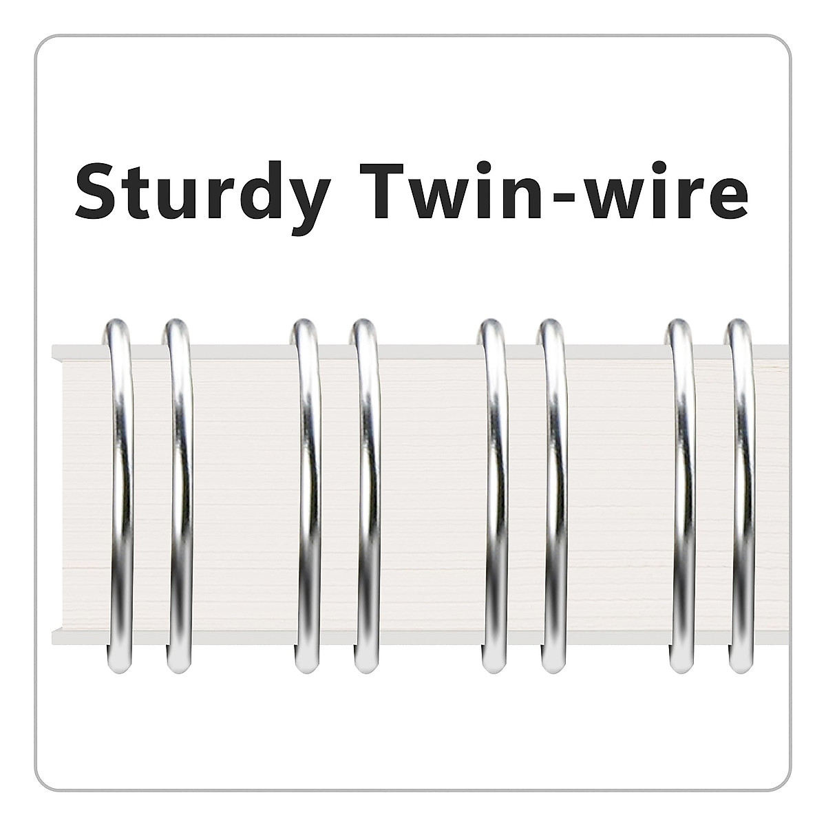 RETTACY Blank Journal Notebook, 2-Pack, B5 Blank Spiral Notebook with 160 Pages per Pack, Medium 7.6'' × 10'', 68 LB/100 GSM Thick Paper, Flexible Plastic Cover, for Sketching, Drawing