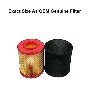 MOWFILL 2 Pack 937-05066 Air Filter Replace for MTD 937-05066 737-05066 Rotary 15847 Fits MTD 547cc PowerMore 4X90HU 4X90HUA 8X90KU 8X90KUB 8X90ZU 8X90ZUA 9X90HU 9X90HUA AX90HU AX90HUA AX90HUB