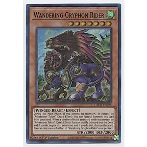 Wandering Gryphon Rider - GRCR-EN028 - Super Rare - 1st Edition