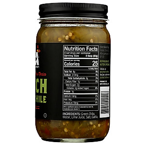 ZIA GREEN CHILE COMPANY Roasted Hatch Green Chile - Hot, 16 OZ
