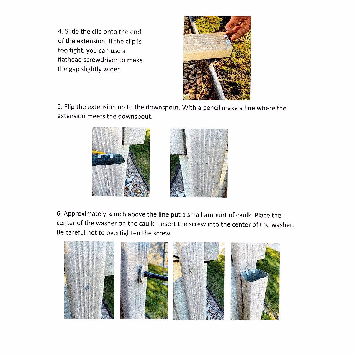 Magnetic Downspout Clip with Hinge (2x3 B White)