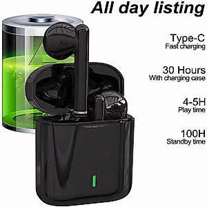 Wireless Earbuds,Bluetooth 5.3 Headphones Noise Cancelling Air Buds Pods 3D Stereo Ear pods in-Ear Ear Bud Built-in Mic IPX7 Waterproof Earphones Sport Headsets for iPhone/Samsung/Android