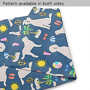 AnleyGardeflagsU Golden doodle Dog Beach Puppy Classic Garden Flag for Garden Decorations Party Supplies