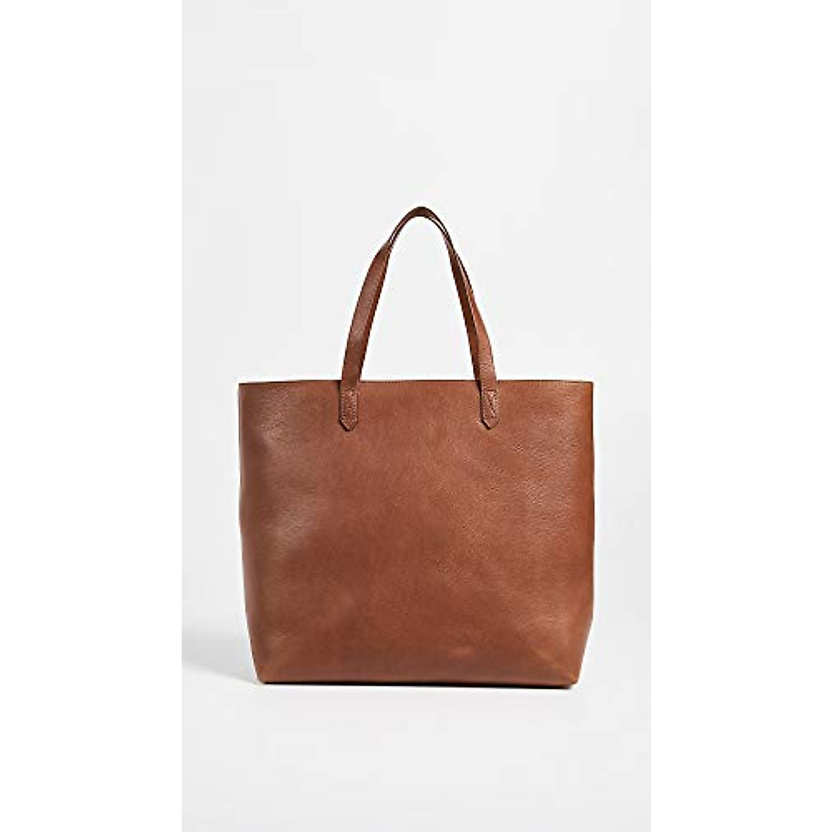 Madewell Women's Zipper Transport Tote, English Saddle, Tan, Brown, One Size
