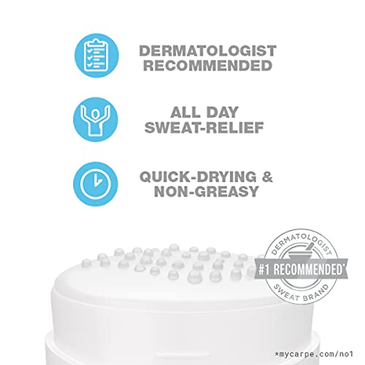 Carpe Underarm Antiperspirant and Deodorant, Clinical strength with all-natural eucalyptus scent, Combat excessive sweating without irritation, Stay fresh and dry all day long, Great for hyperhidrosis