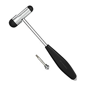 MDF Instruments Buck Neurological Reflex Hammer - Free-Parts-for-Life & Lifetime Warranty (MDF515) (Black (Noir) - HDP Handle)