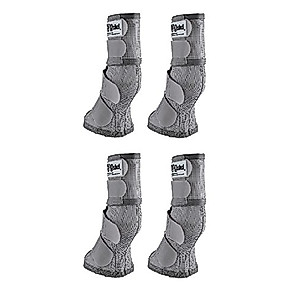 Cashel Crusader Horse Protection Fly Leg Guards, Designer Style, Set of Four, Grey, Blue, Orange or Pink