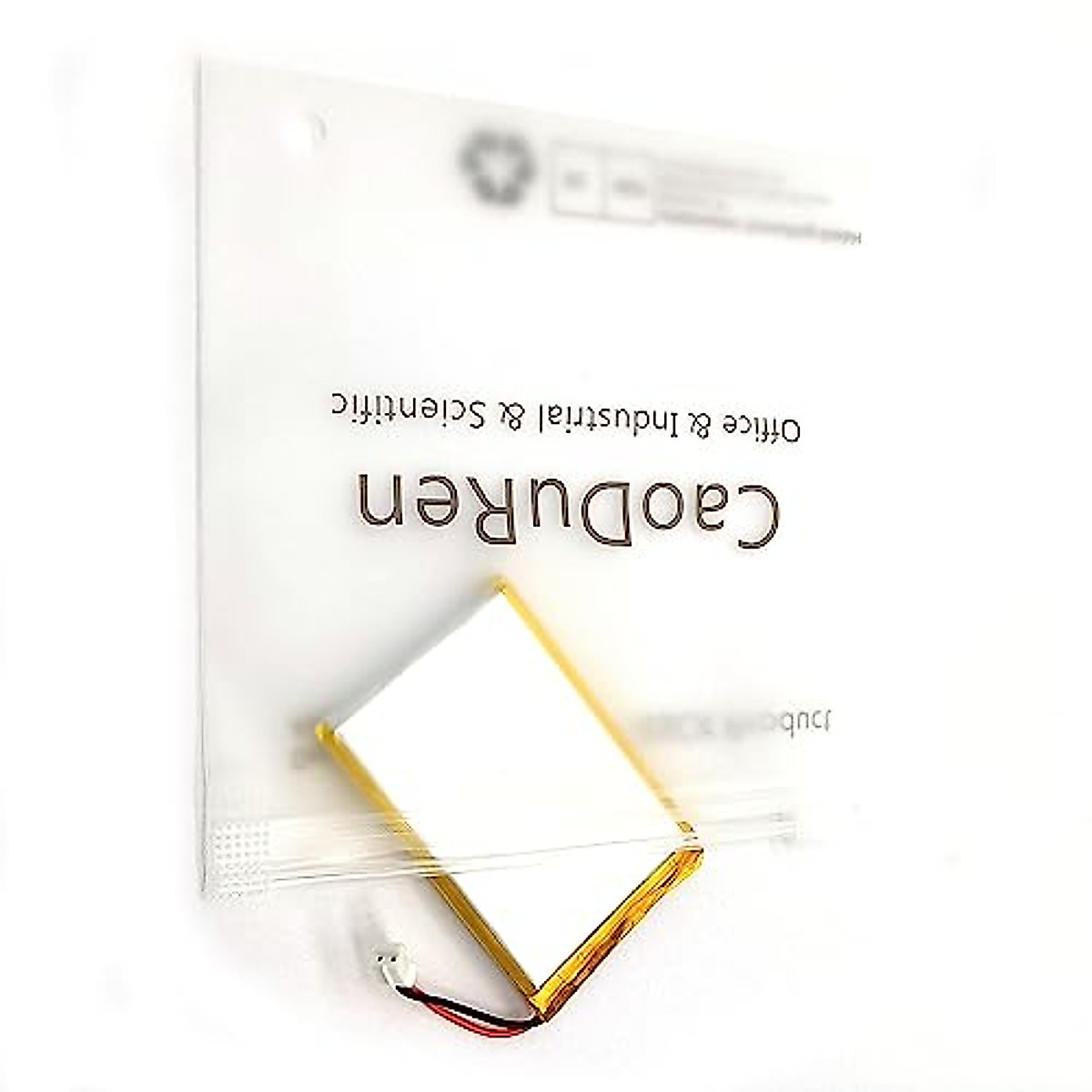 CaoDuRen MSDS Verified Part Number: 654060, Rechargeable 3.7V 2000mAh Li Lipo Lithium Polymer Ion Battery Pack with 2 Pin 2.0mm JST Connector