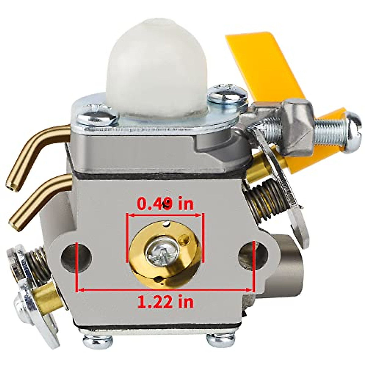 Ferilter CS26 Carburetor for Ryobi CS26 CS30 SS26 SS30 26cc Engine RY09050 RY09056 RY09053 RY28040 Weed Eater Trimmer Blower 308054043 308054077 Carburetor Replace for Homelite UT32650 UT32601A